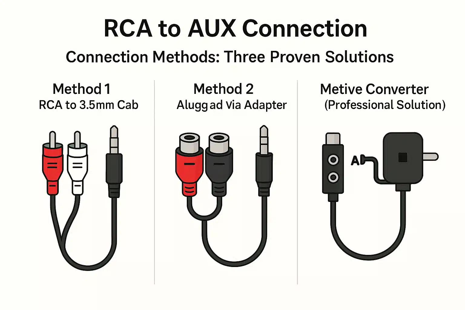 The Complete Guide to RCA to AUX Connection: Everything You Need to Know
