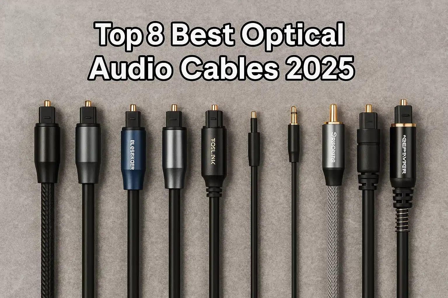 Top 8 Best Optical Audio Cables 2025 – HiFi & Soundbar Clarity