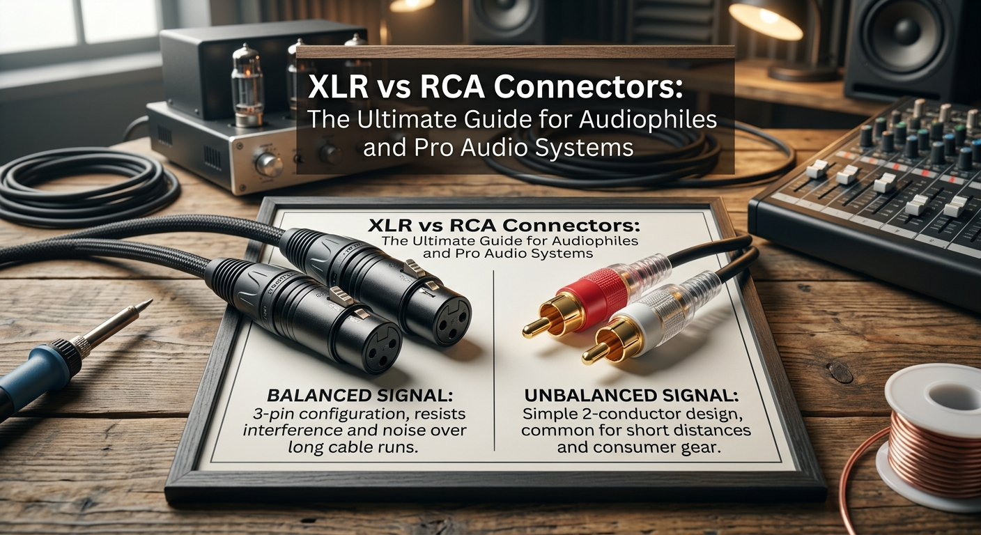 XLR vs RCA Connectors: The Ultimate Guide for Audiophiles and Pro Audio ...